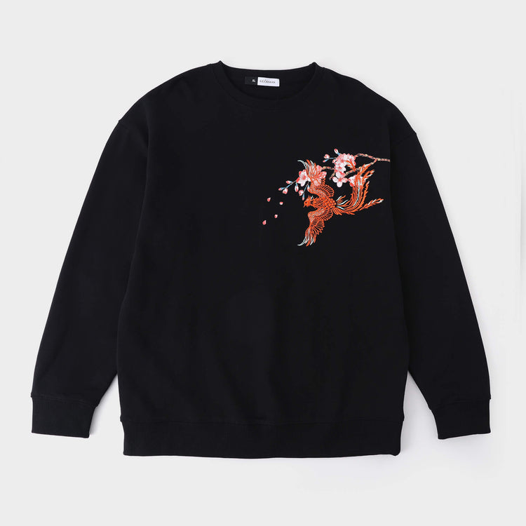 Phoenix Embroidered Sweatshirt – Kidoriman