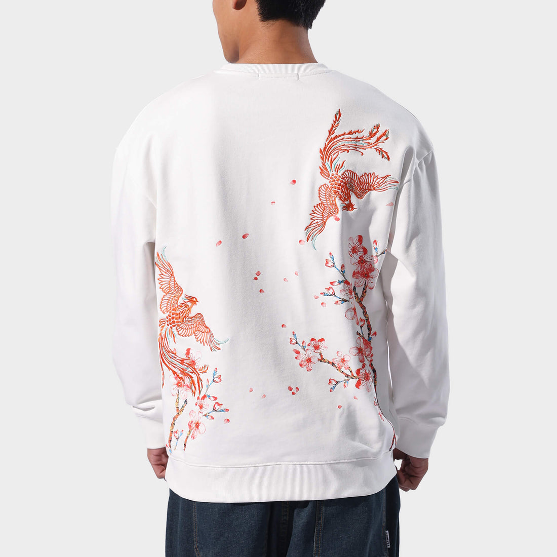 Phoenix Embroidered Sweatshirt – Kidoriman