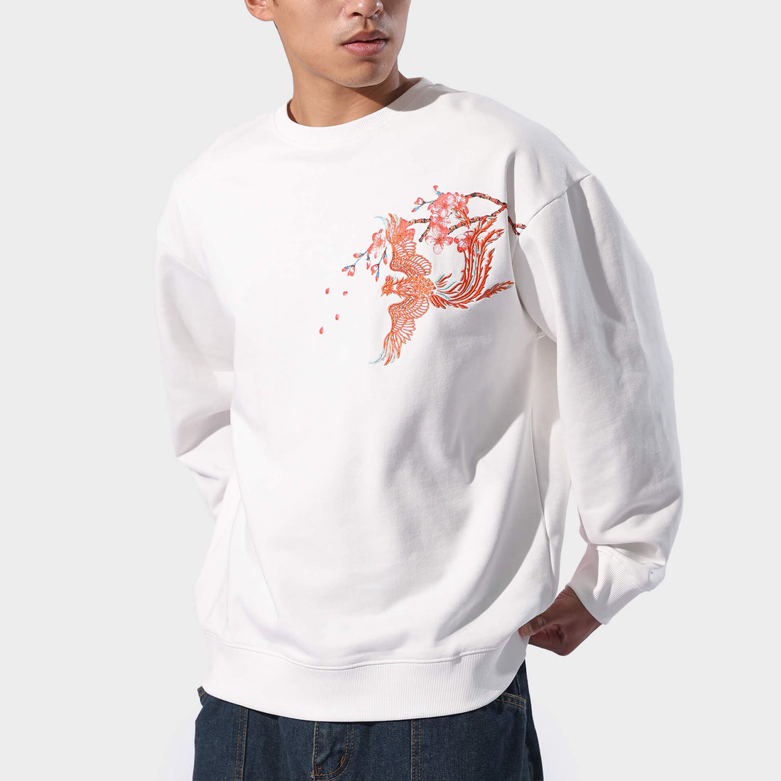 Phoenix Embroidered Sweatshirt – Kidoriman