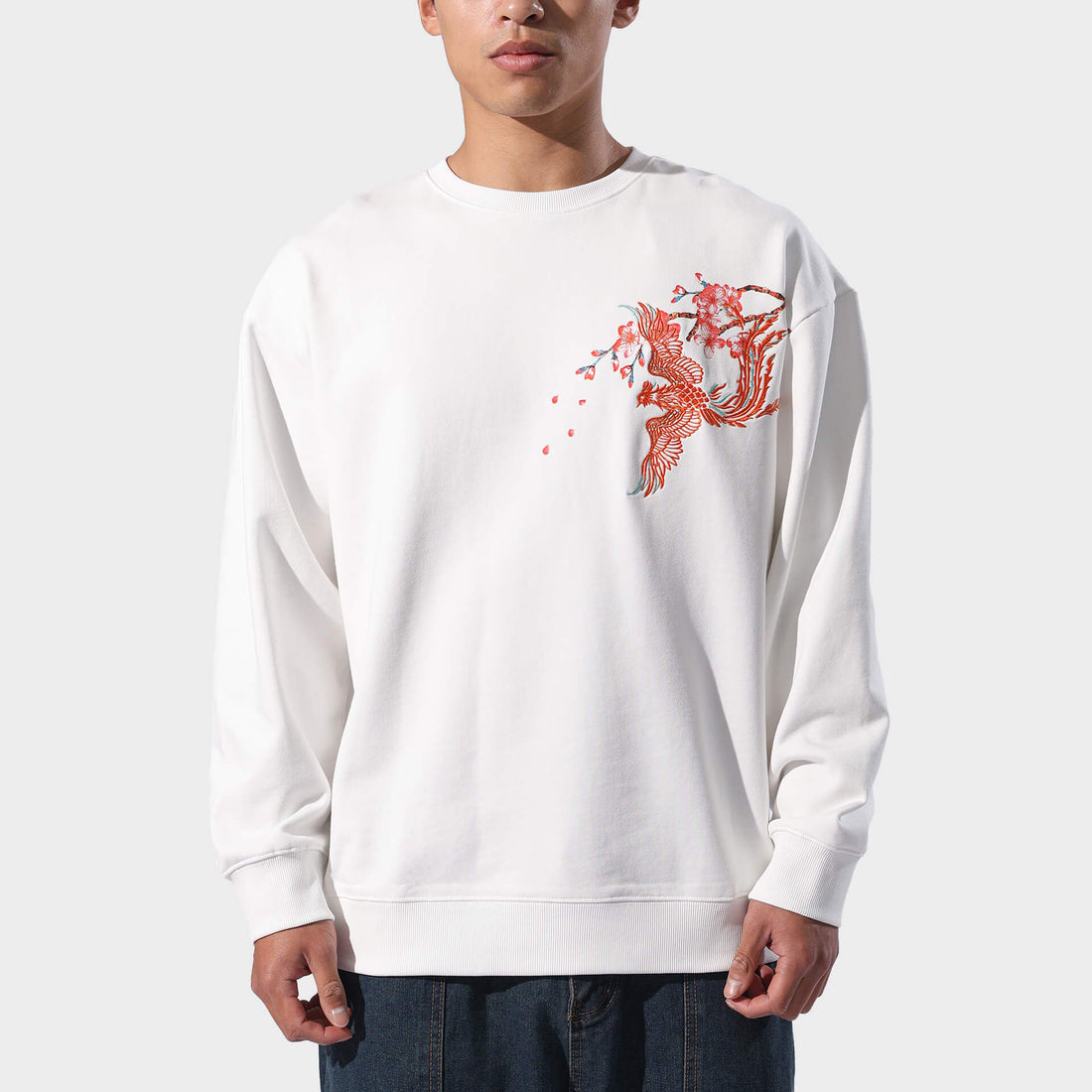 Phoenix Embroidered Sweatshirt – Kidoriman
